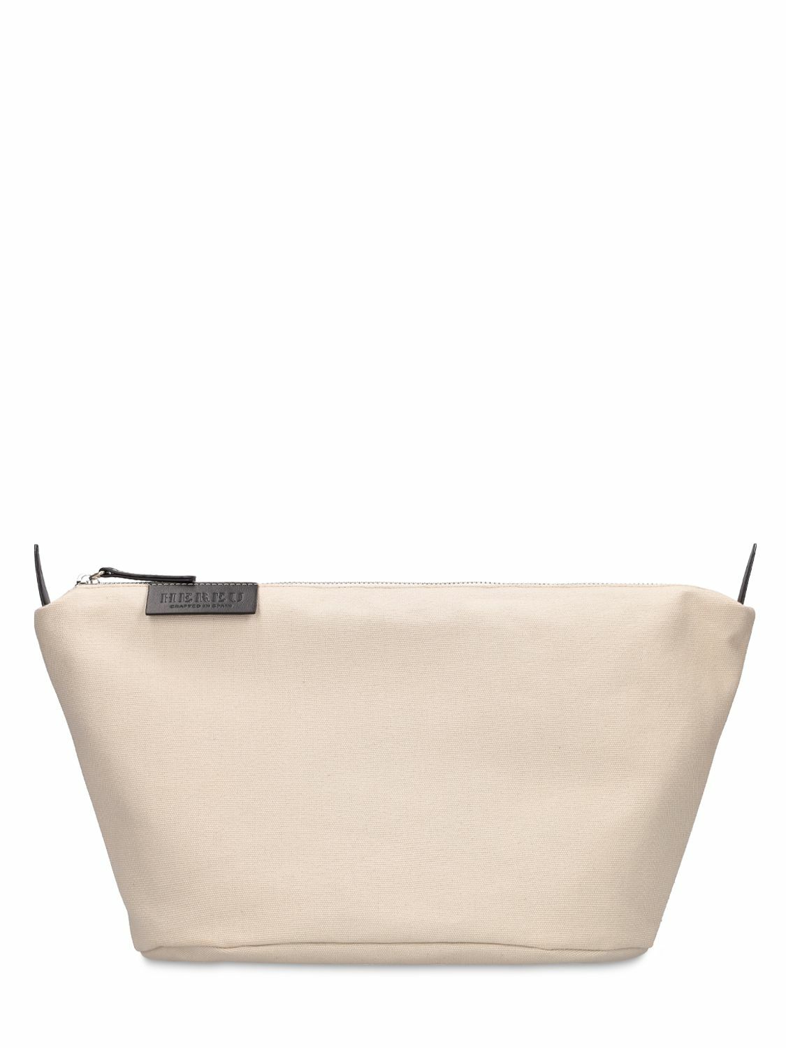 HEREU Onada Canvas & Leather Top Handle Bag HEREU
