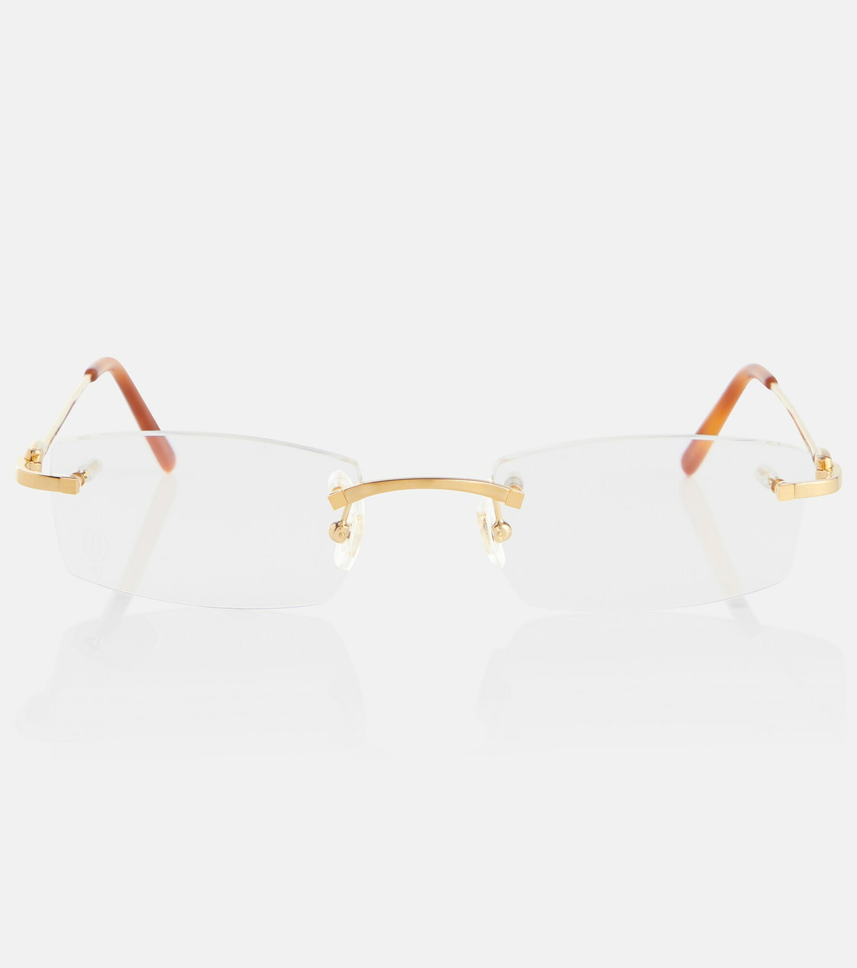 Cartier Eyewear Collection - Signature C de Cartier rectangular glasses ...