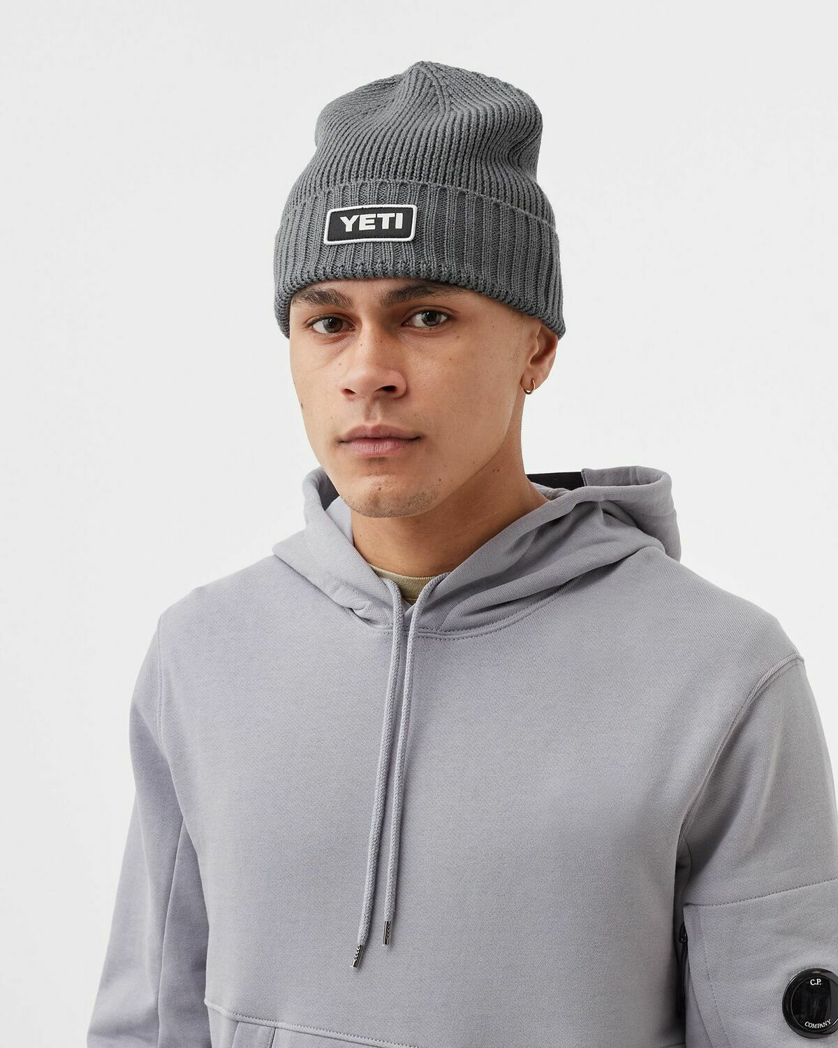 Yeti Logo Beanie Grey - Mens - Beanies Yeti