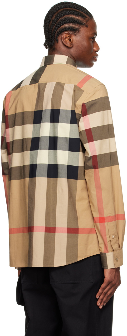 Burberry Beige Vintage Check Shirt Burberry