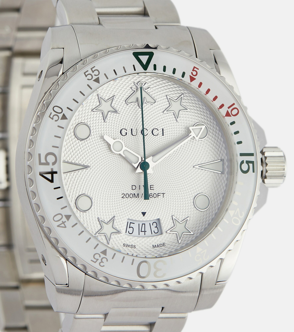 Gucci - Gucci Dive 40mm stainless steel watch Gucci