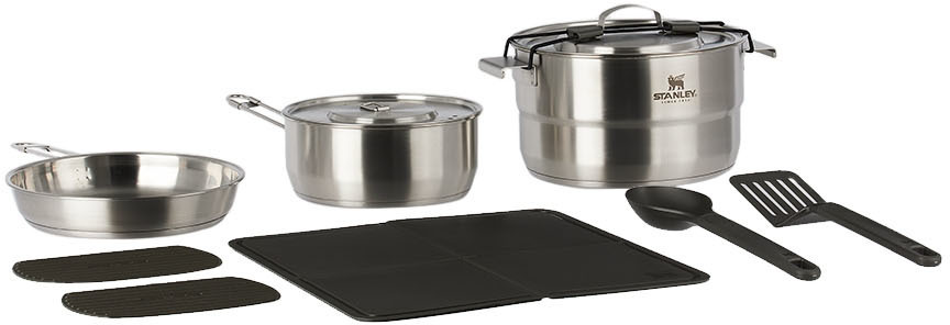 Stanley Silver Adventure Even-Heat Camp Pro Cook Set Stanley