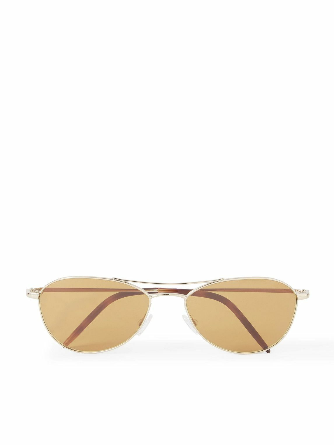 Oliver Peoples - Aero II Aviator-Style Gold-Tone Sunglasses Oliver Peoples