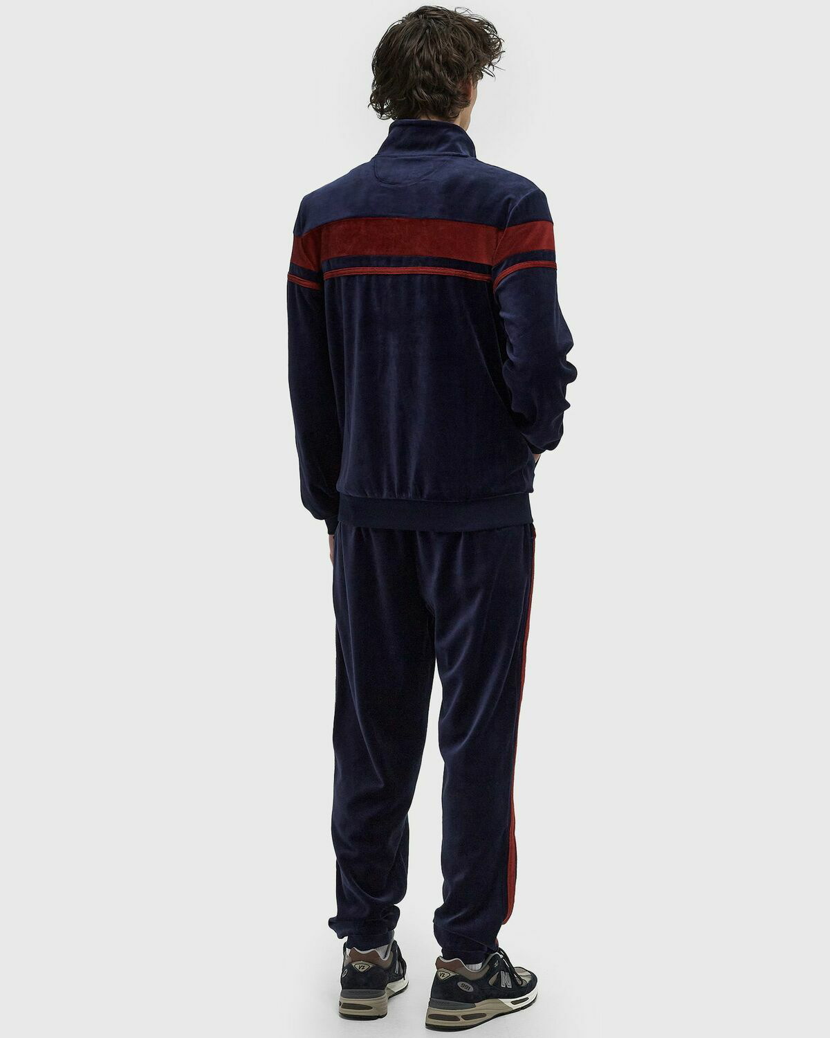 Sergio Tacchini DAMARINDO VELOUR TRACKSUIT Blue Mens Tracksuit Set ...