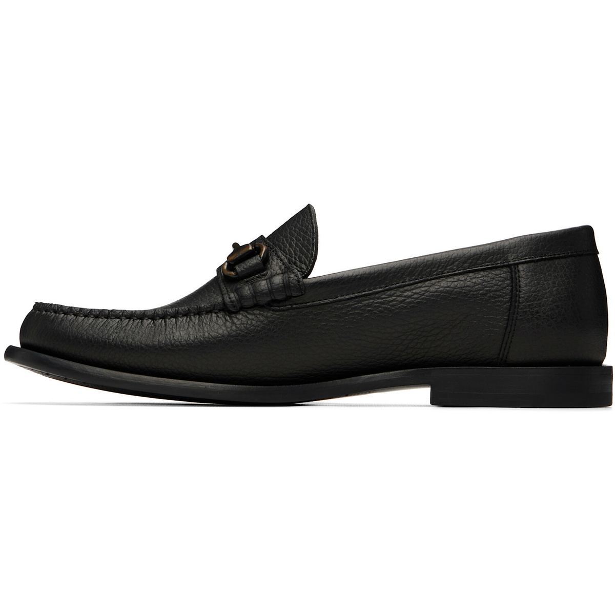 BOSS Black Leather Loafers BOSS