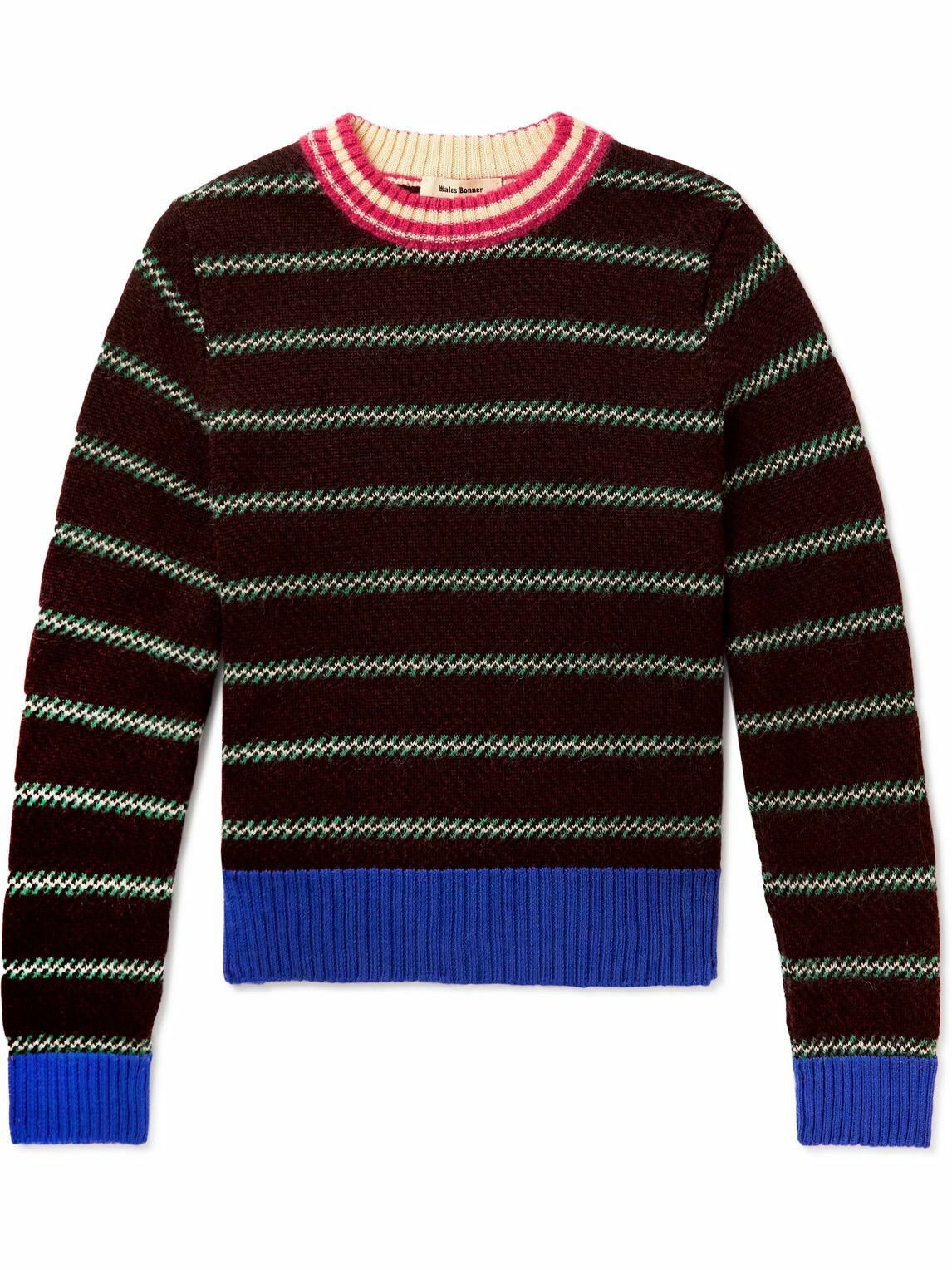 Wales Bonner - Sunday Slim-Fit Virgin Wool-Blend Jacquard Sweater ...