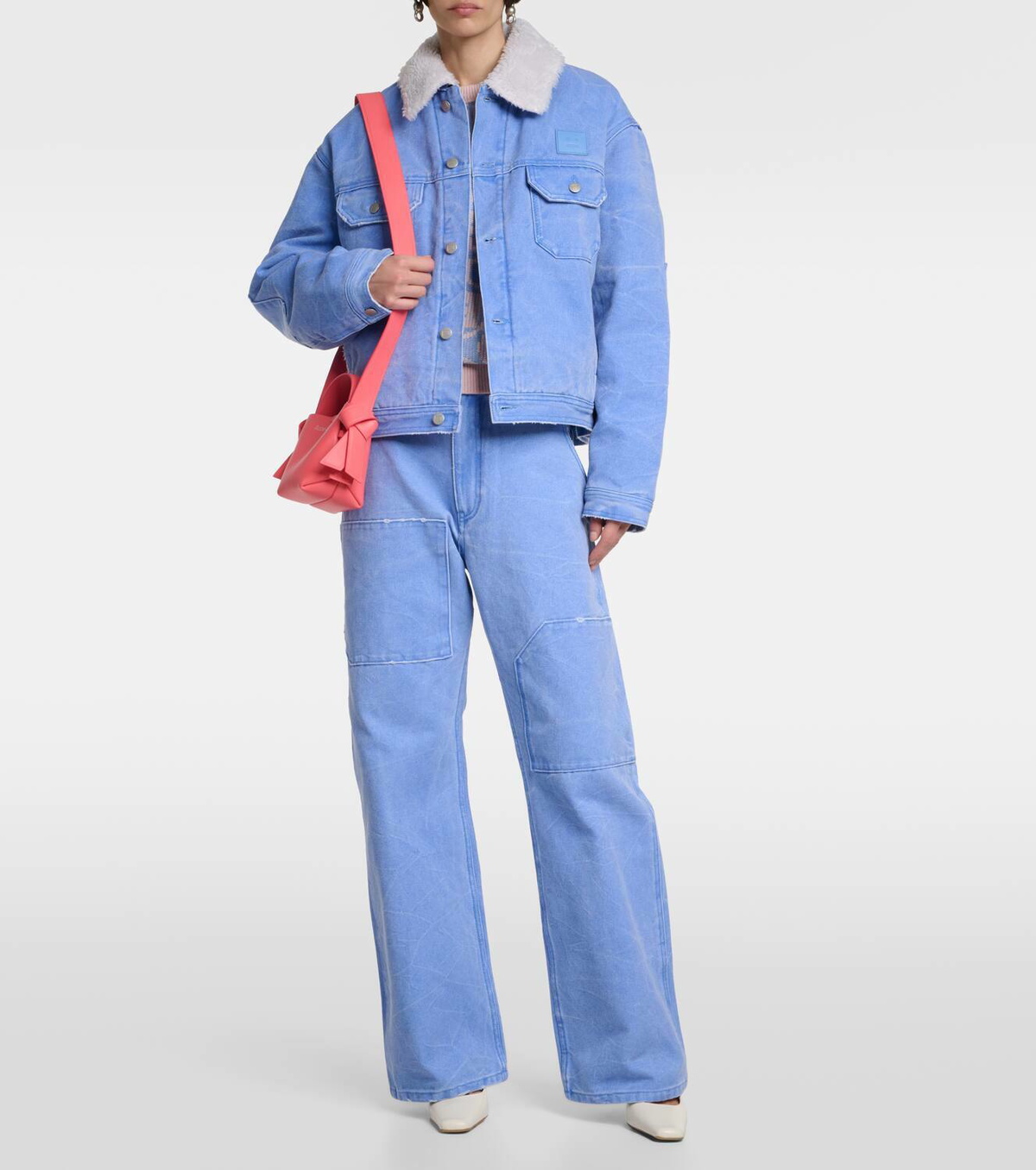 Acne Studios Musubi Mini leather crossbody bag Acne Studios