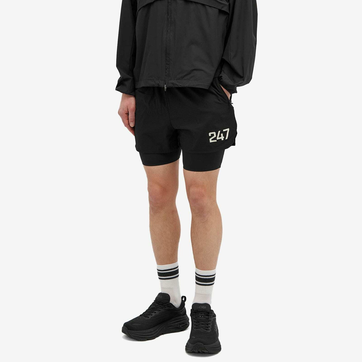 Represent Men's 247 Trail Short in Jet Black Represent