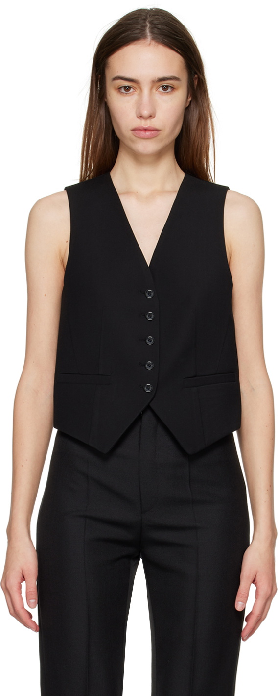 The Frankie Shop Black Geslo Vest The Frankie Shop
