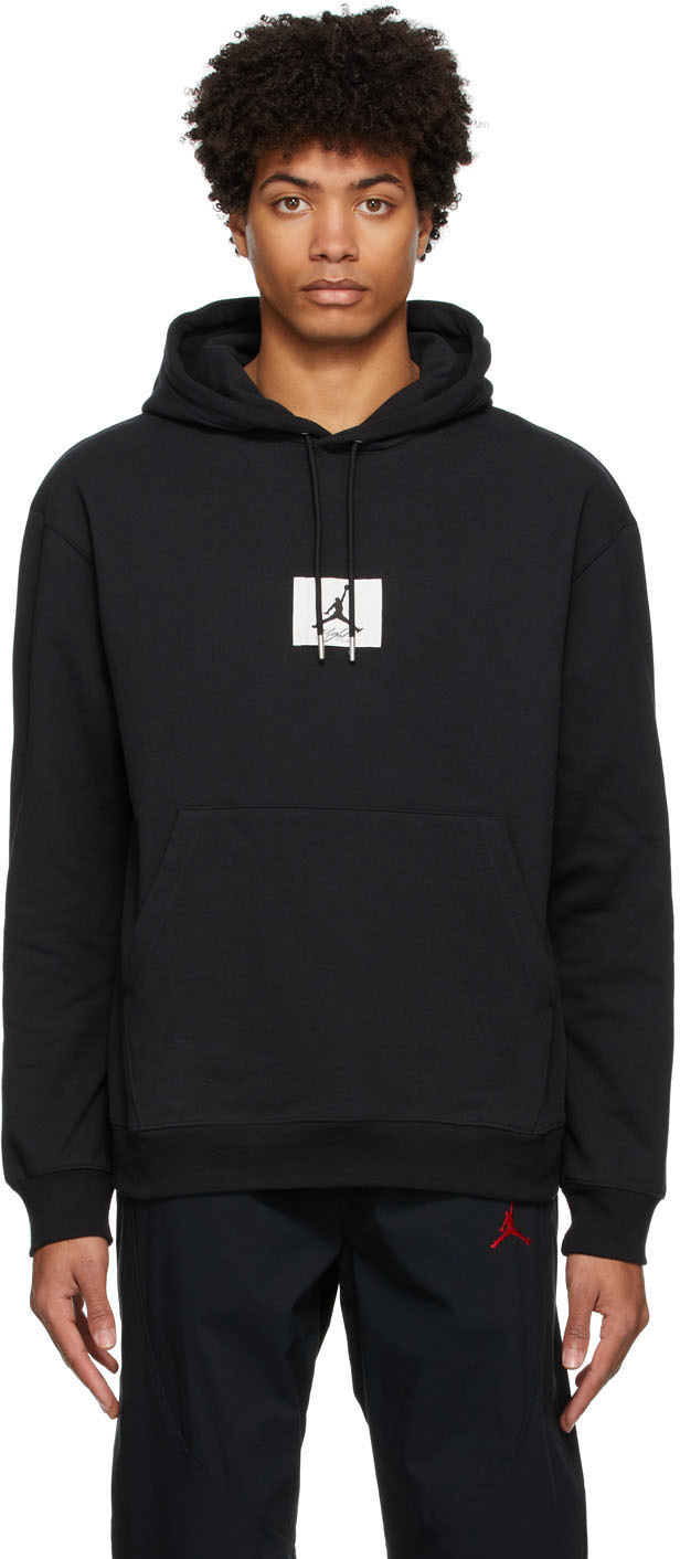Nike Jordan Black Jordan Essentials Fleece Hoodie Nike Jordan Brand
