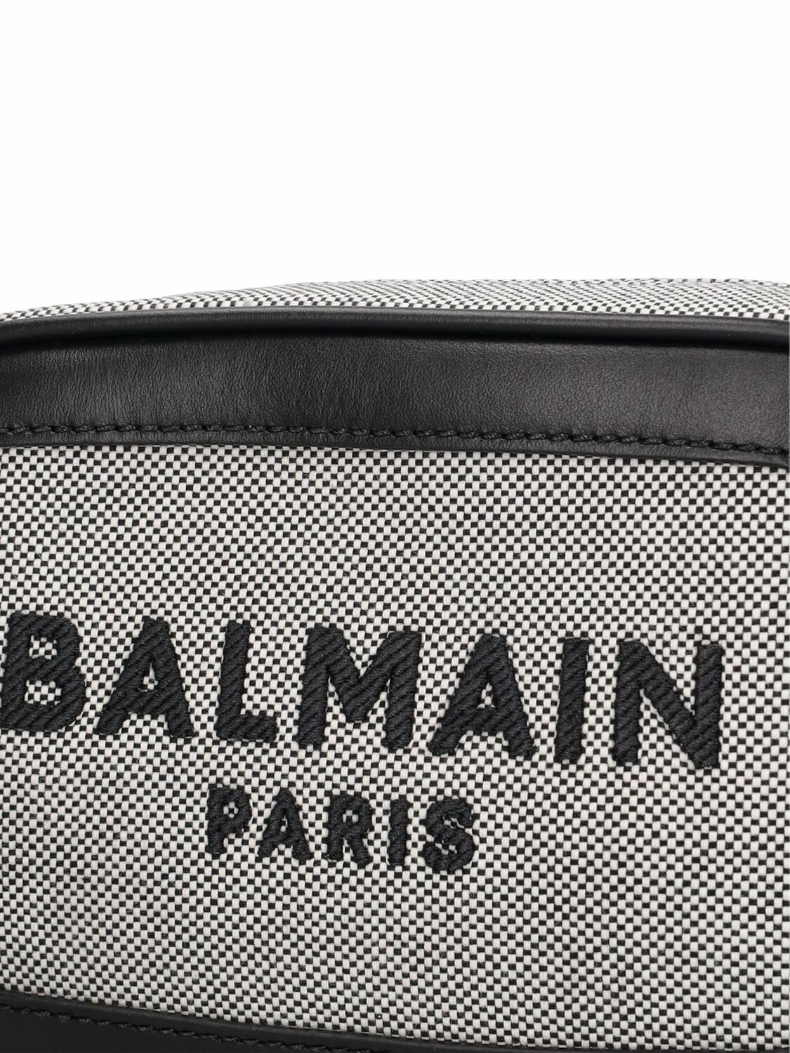 BALMAIN - B-army Logo Canvas Camera Bag Balmain