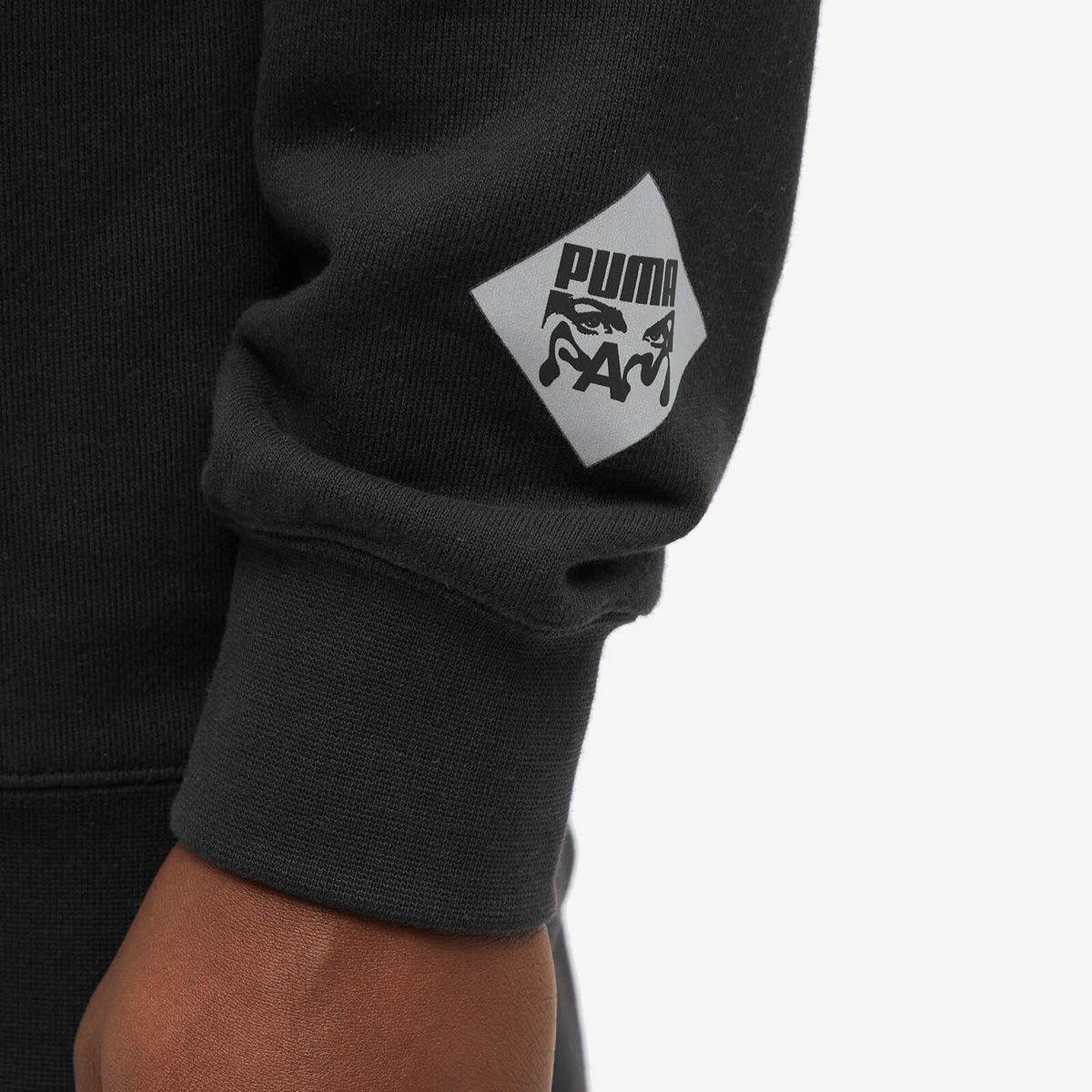 Puma x P.A.M. Crew Sweat in Black Puma