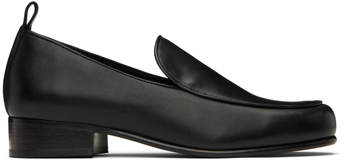 BY FAR Black Alfred Loafers By Far