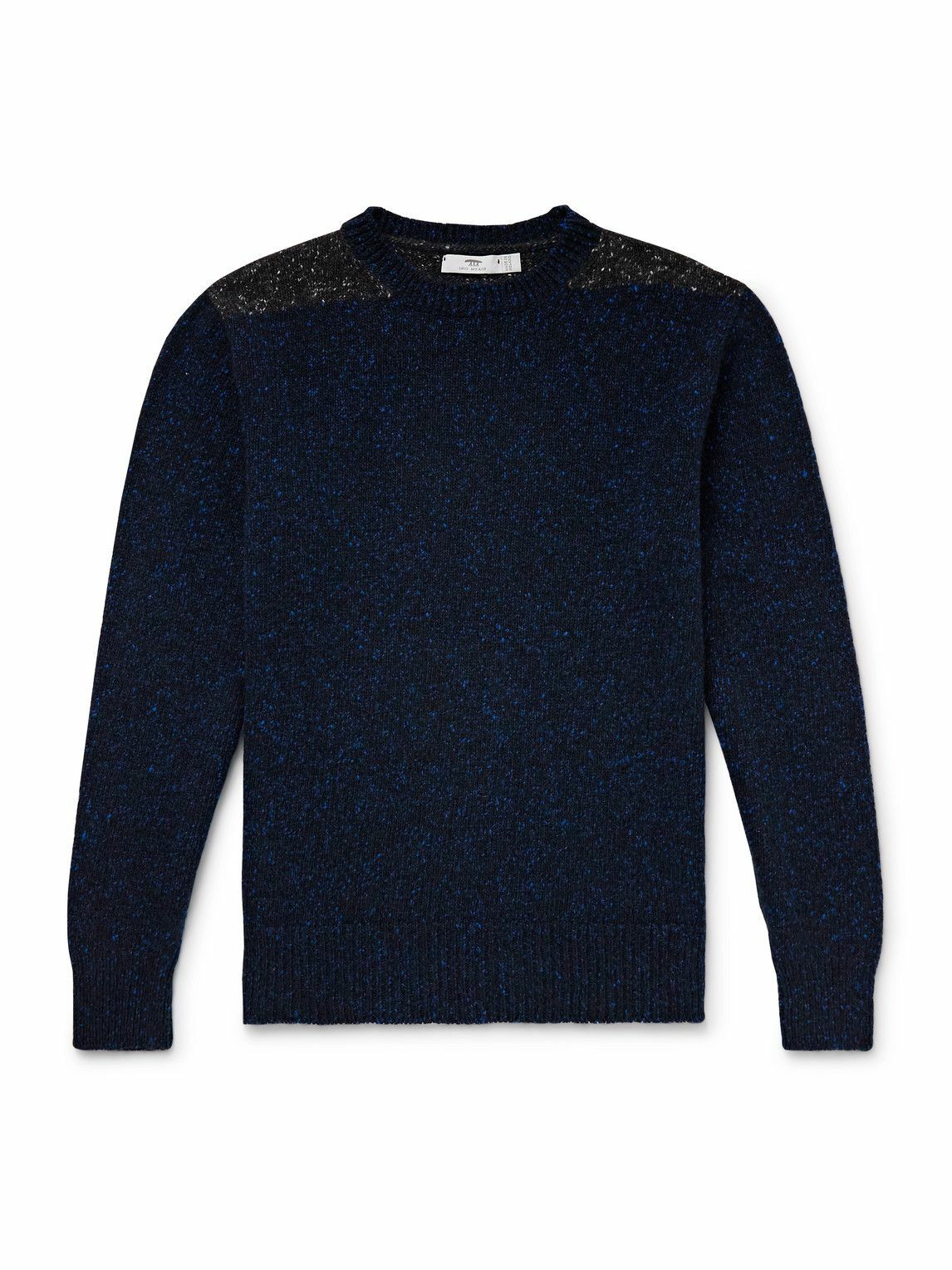 Inis Meáin - Colour-Block Cashmere Sweater - Blue Inis Meáin