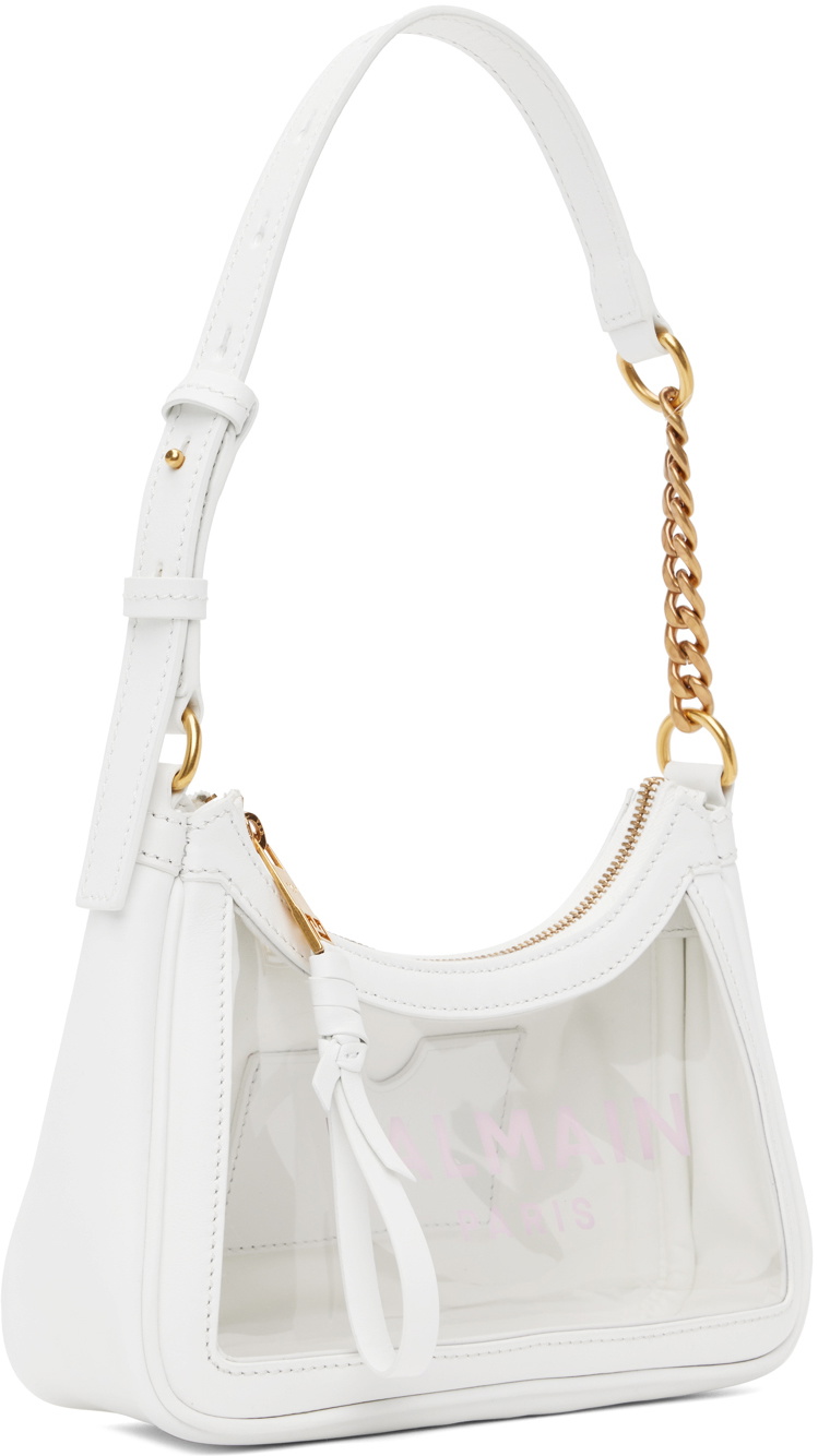 Balmain White B-Army Shoulder Bag Balmain