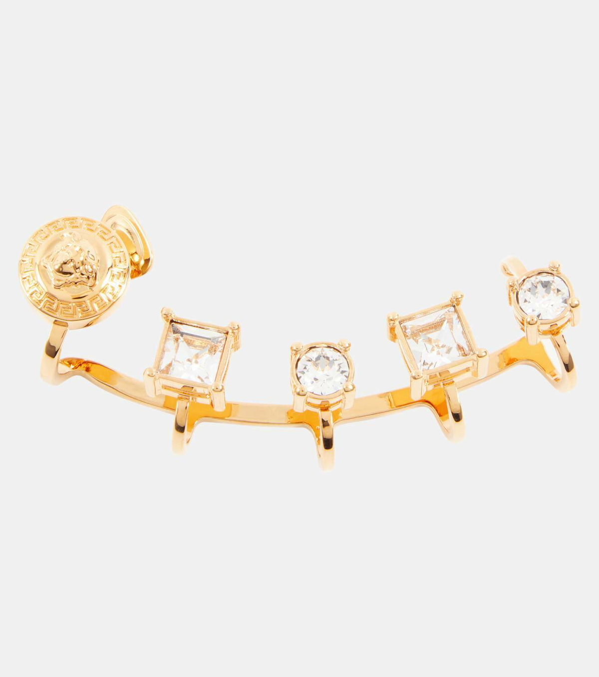 Versace Medusa crystal-embellished cuff earring Versace