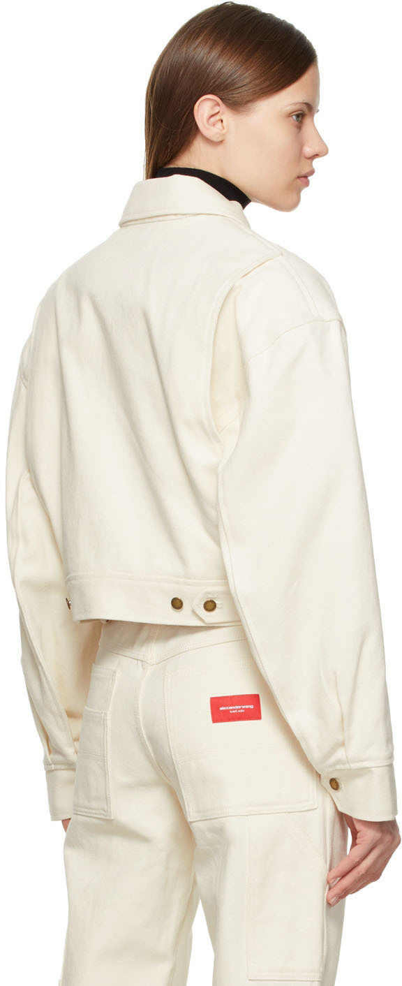 Alexander Wang Off-White Work Bomber Jacket Alexander Wang