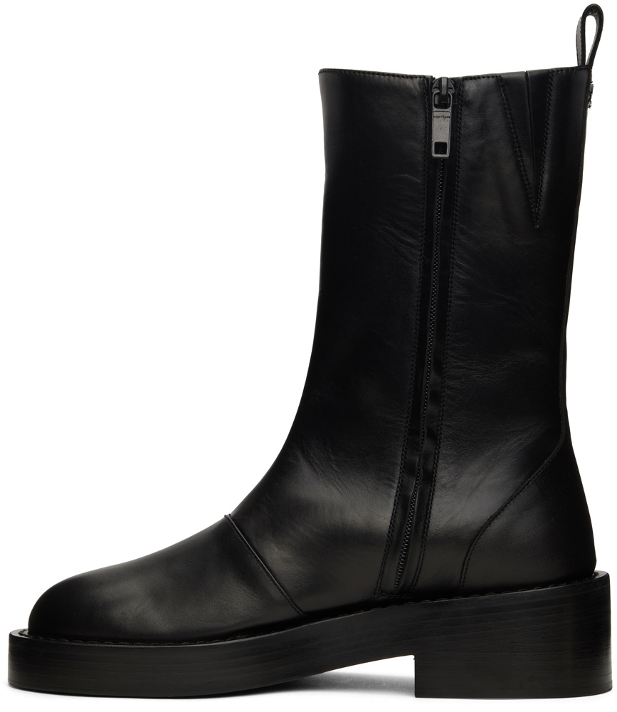 Courrèges Black Embossed Boots Courreges