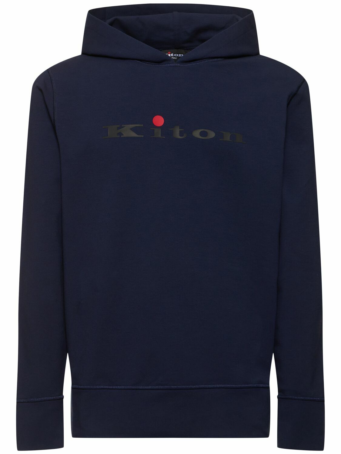 KITON Cotton Blend Logo Sweatshirt Kiton