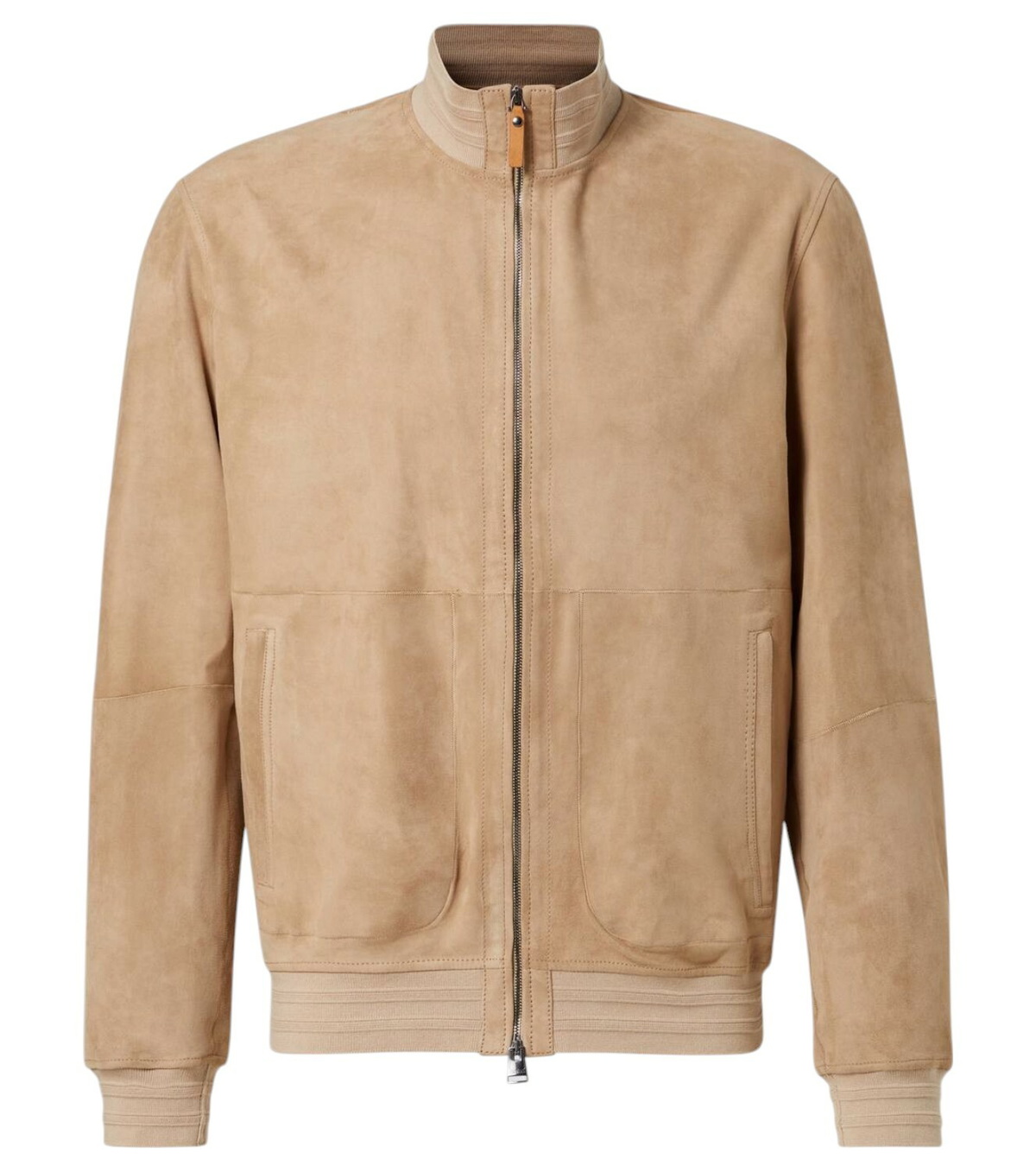 Canali Leather bomber jacket Canali