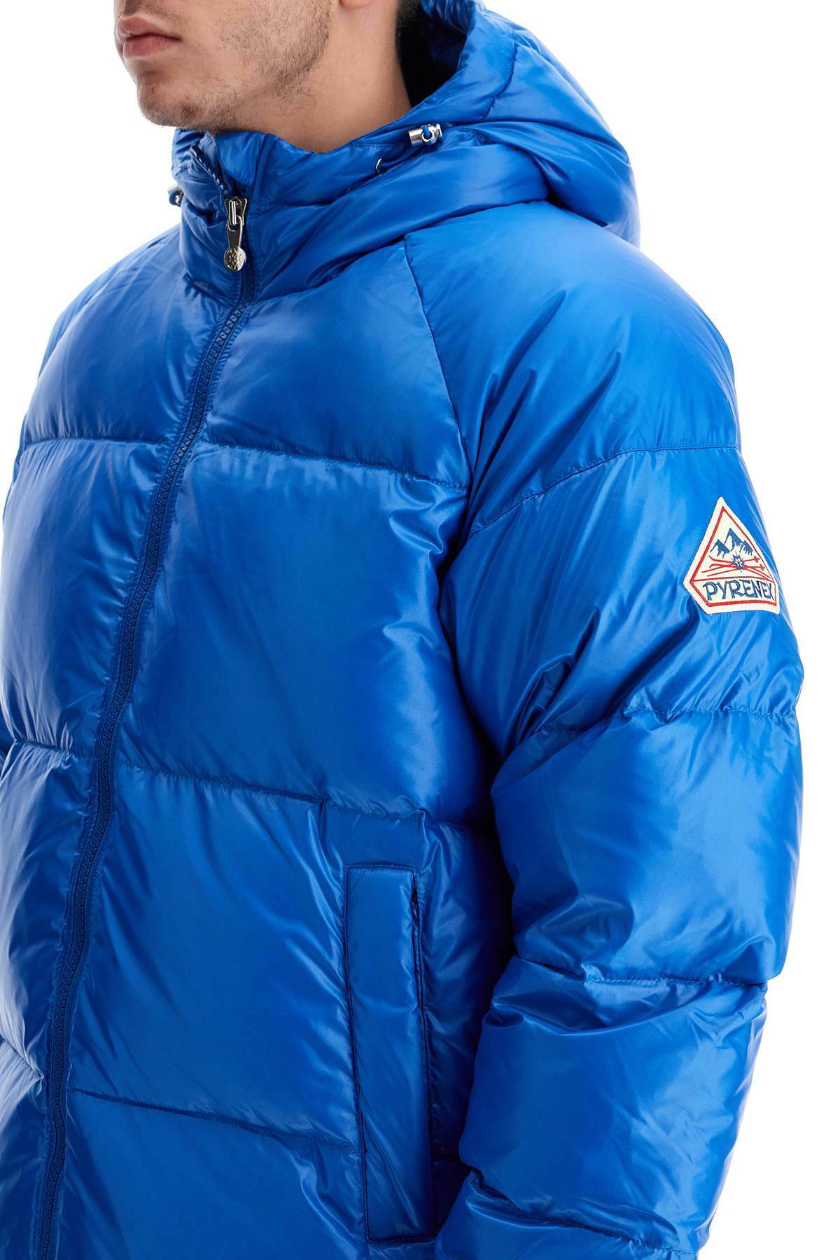 PYRENEX sten 3 shiny down jacket Blue Pyrenex