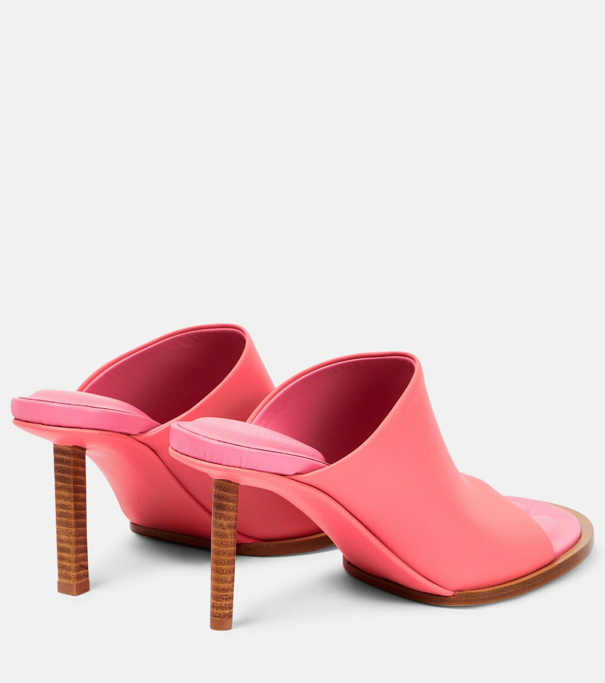 Jacquemus - Les Mules Rond Carré leather pumps Jacquemus