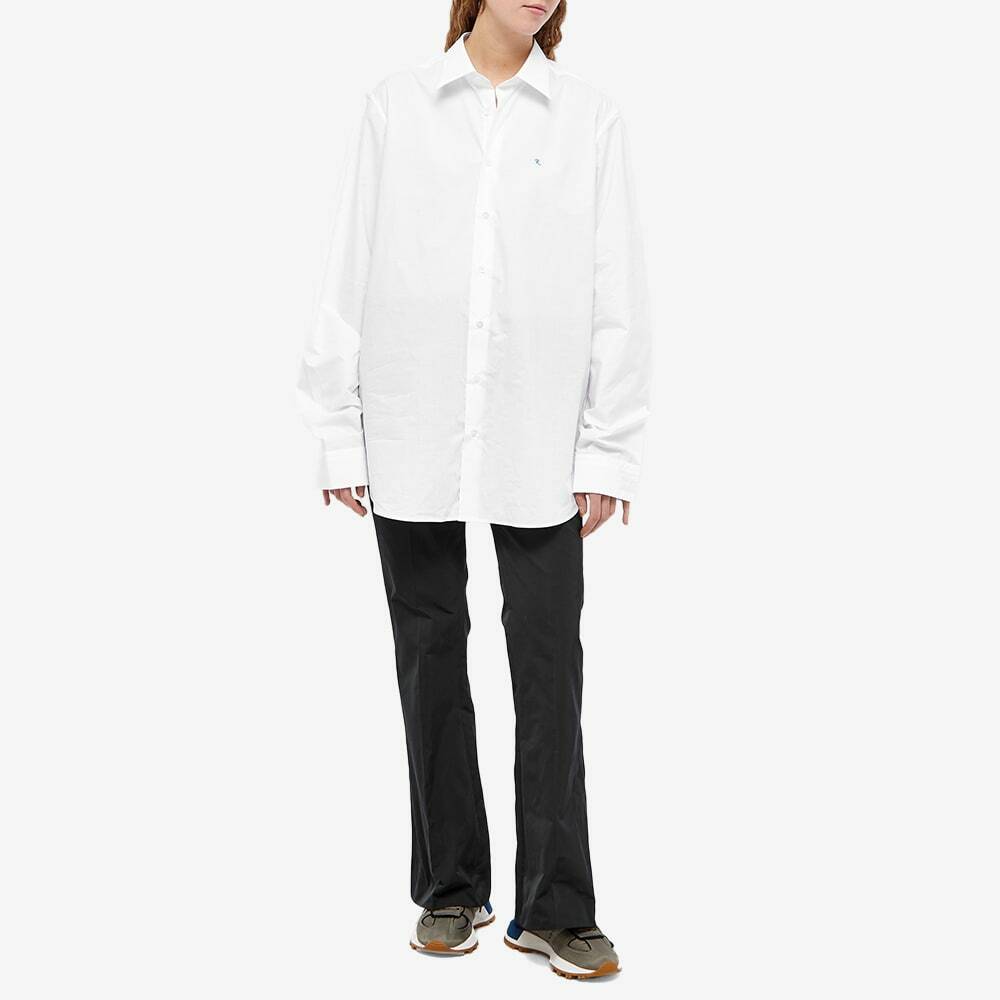 Raf Simons Women's Classic Oversized Shirt in White Raf Simons