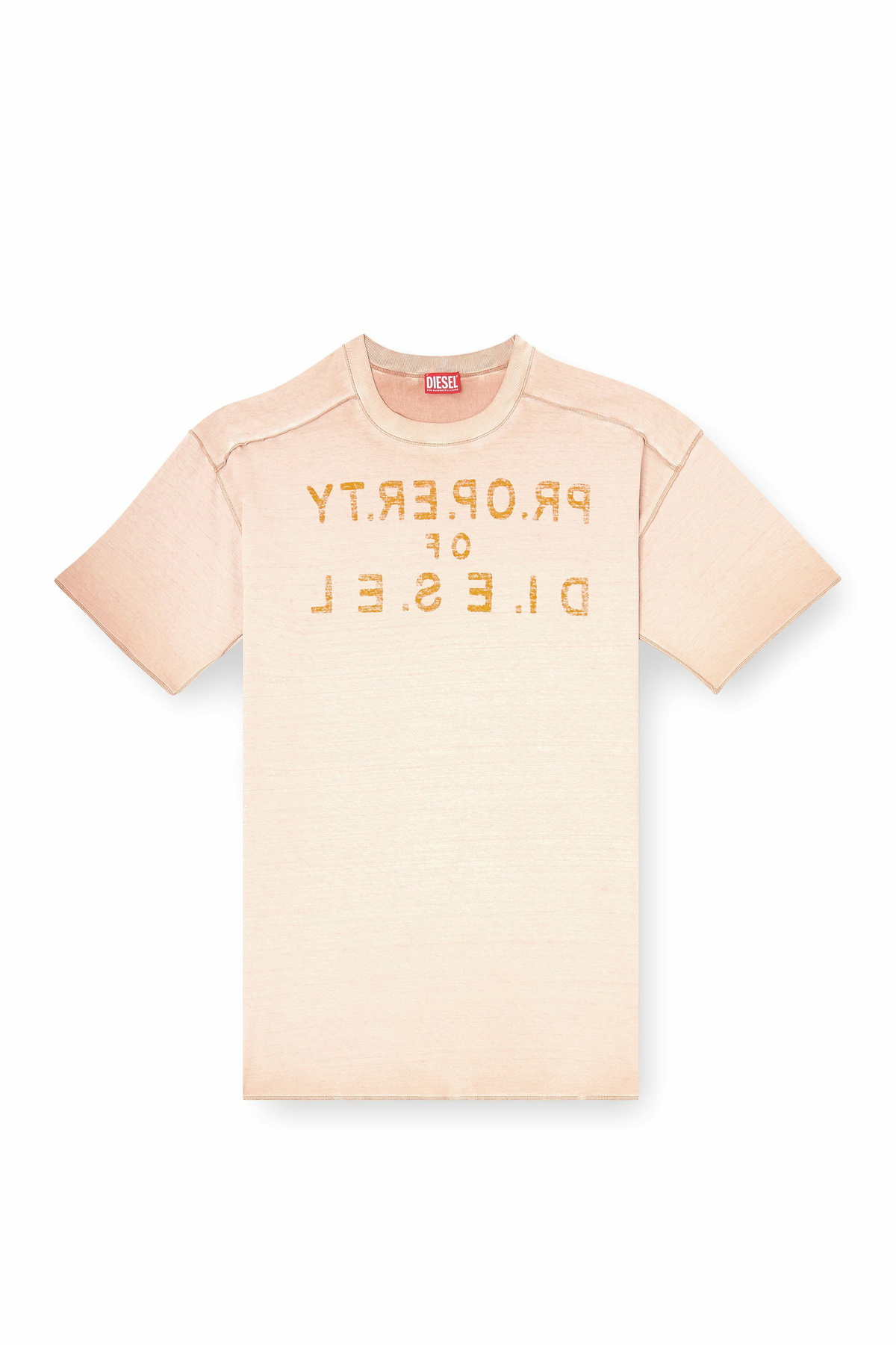Diesel Relaxed cotton T-shirt with front and back print Diesel