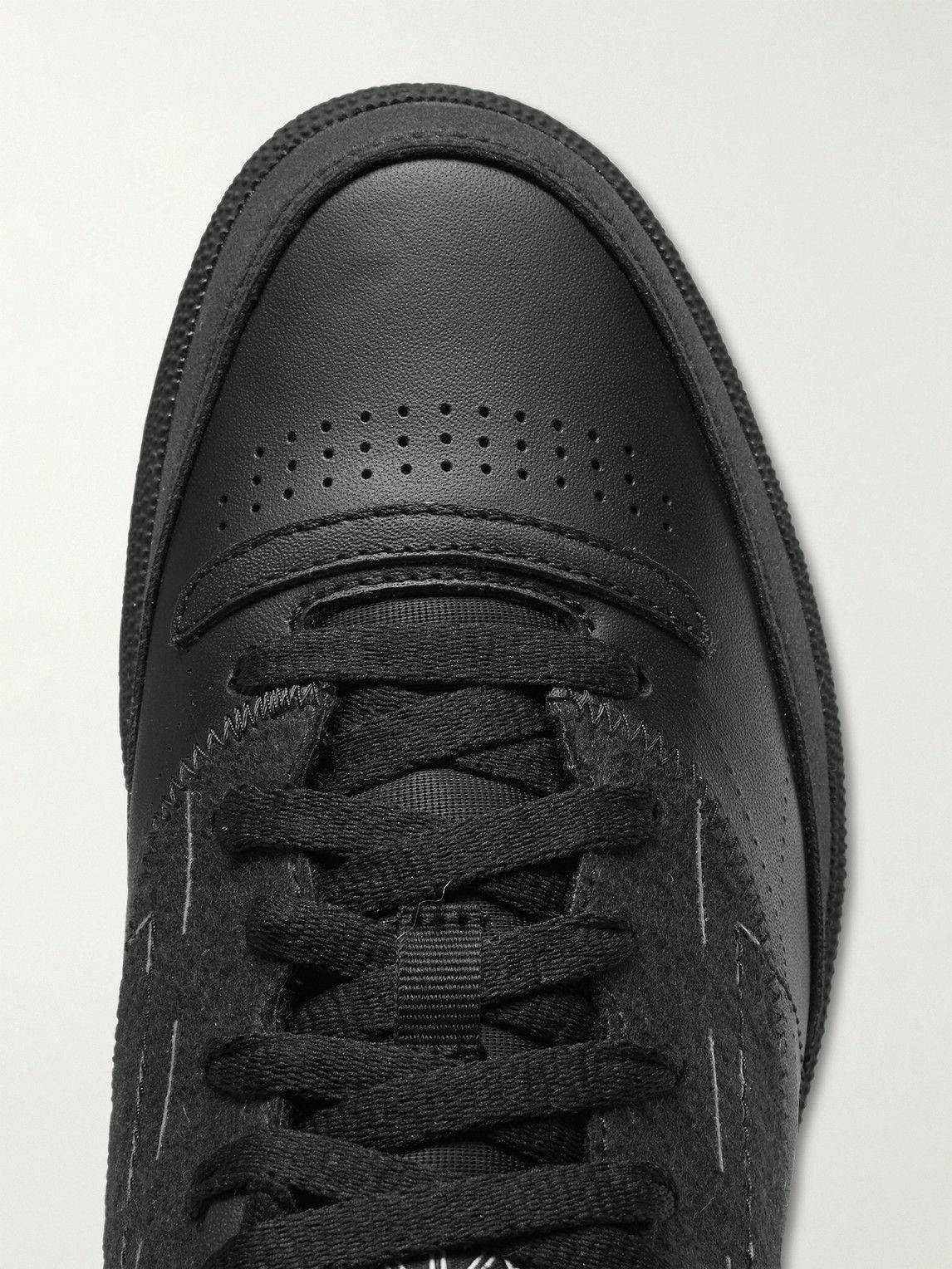 Reebok - Maison Margiela Project 0 Leather Sneakers - Black Reebok