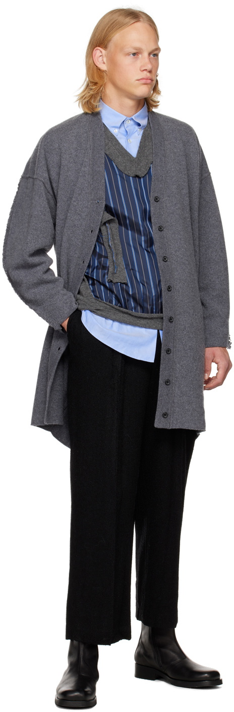 rito structure Gray Fringe Cardigan rito structure