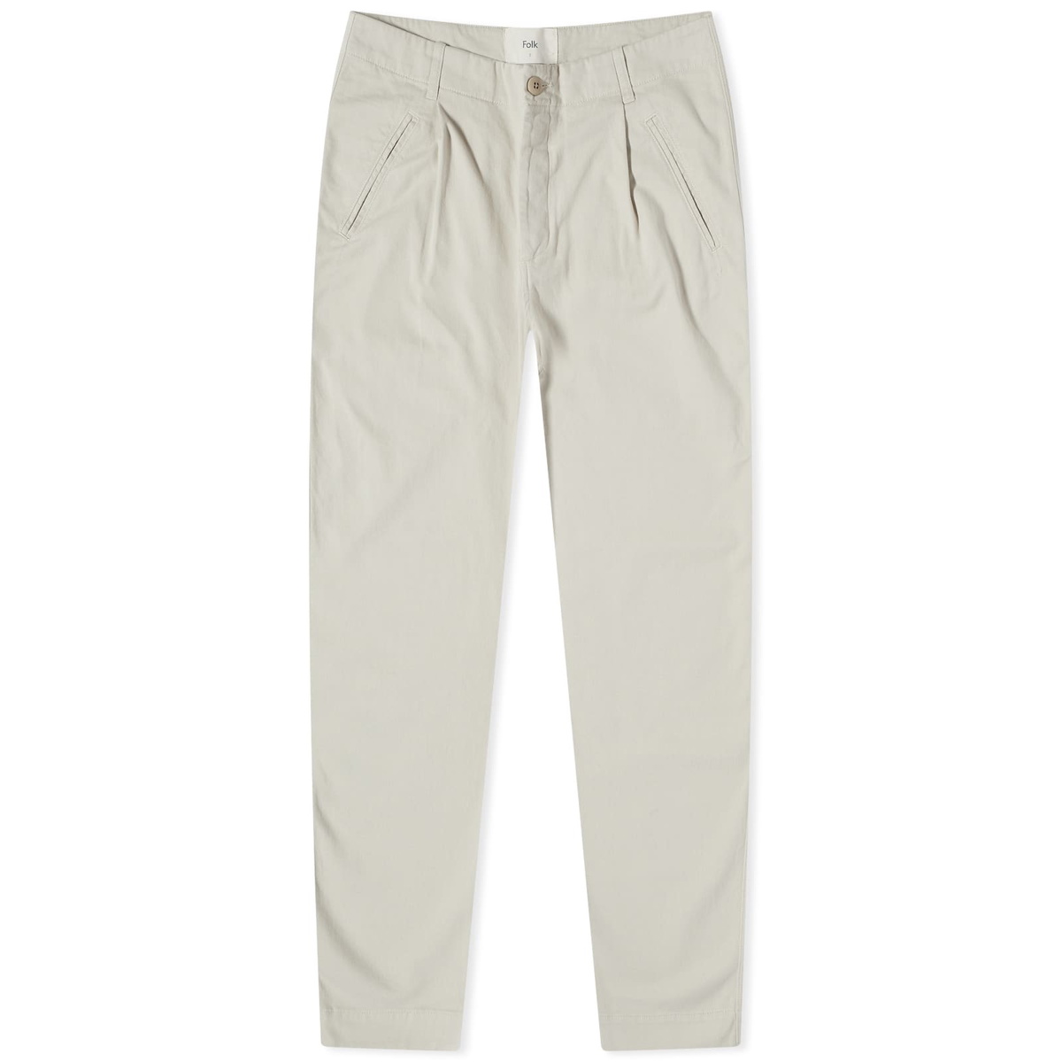 Folk Men's Twill Assembly Pant in Stone Brushed Twill Folk