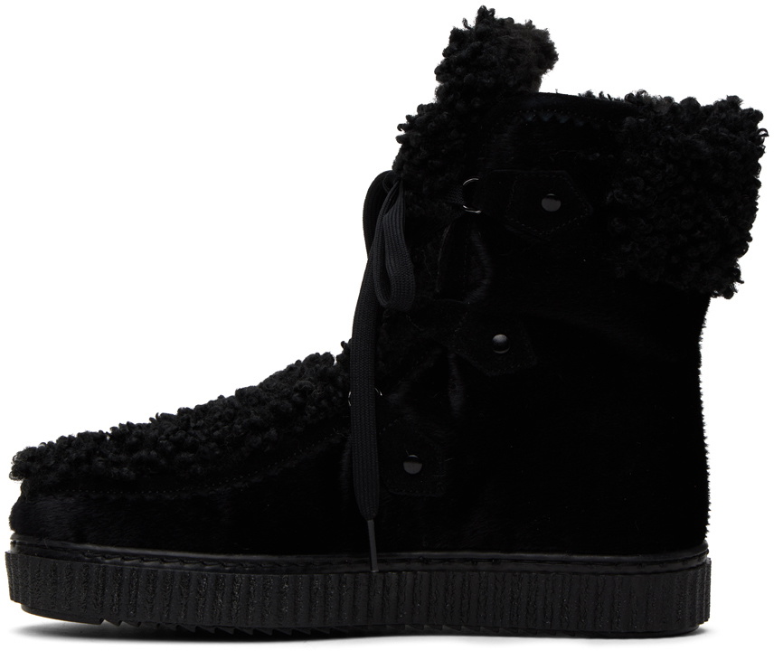 Anna Sui Black Pajar Edition Mod Boots Anna Sui