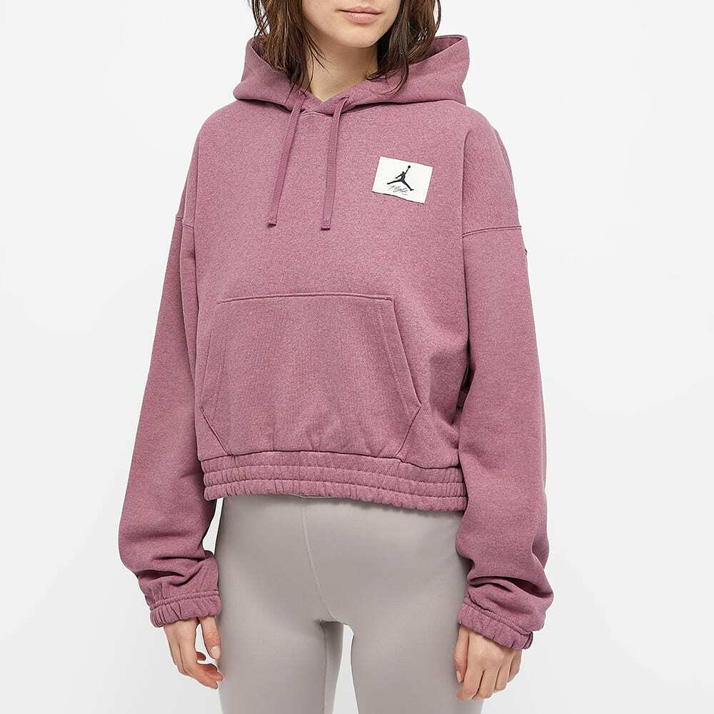 Air Jordan Women's Flight Popover Hoody in Light Mulberry/Cave Purple ...