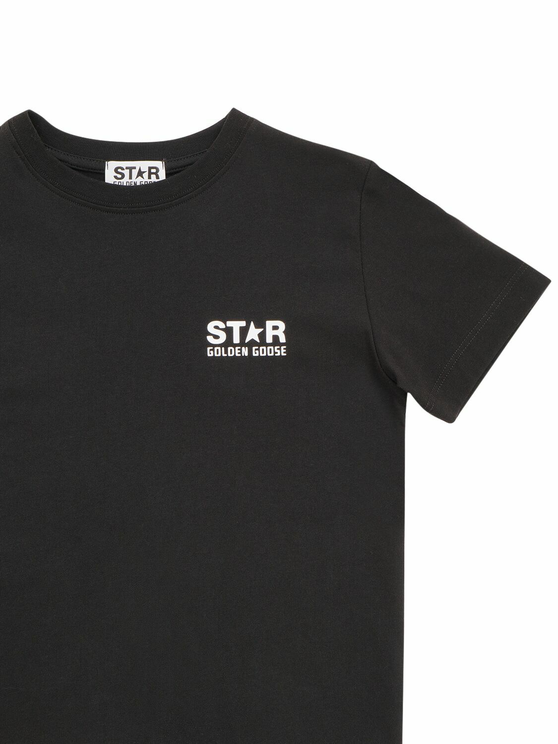 GOLDEN GOOSE Logo Print Cotton Jersey T-shirt Golden Goose Deluxe Brand