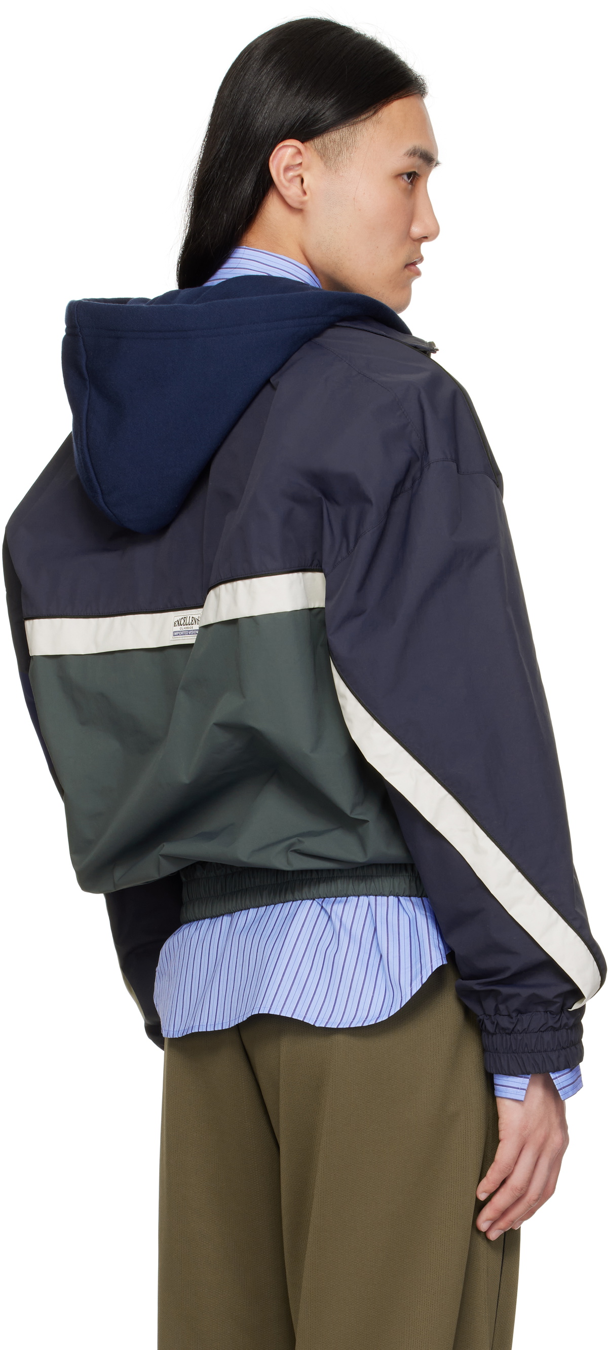 Commission Navy & Gray Jitsu Jacket Commission