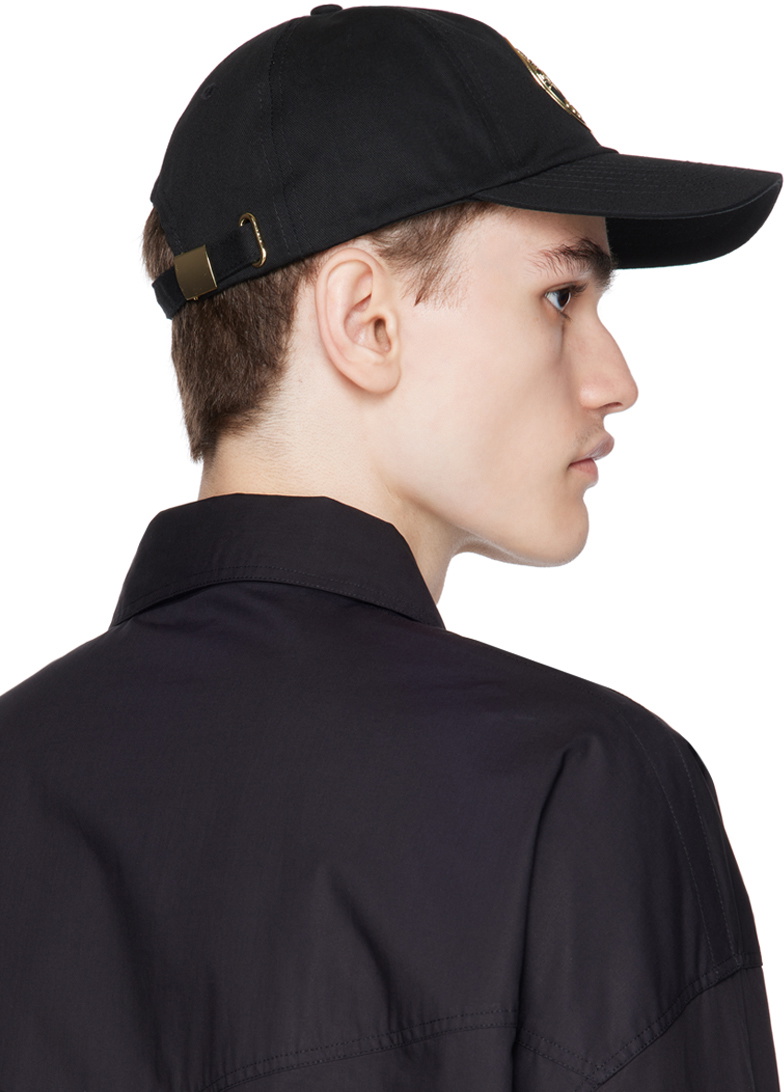 Versace Jeans Couture Black V-Emblem Cap Versace
