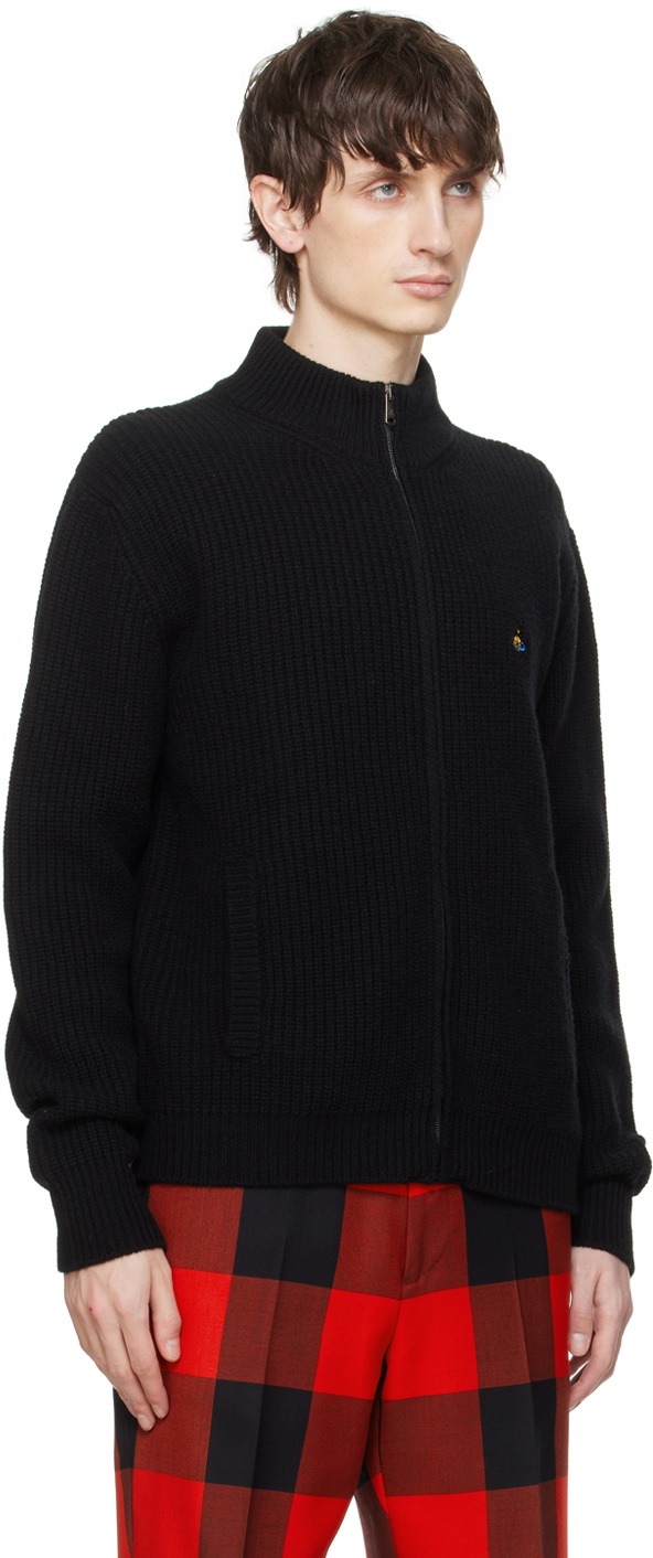 Vivienne Westwood Black Zip Sweater Vivienne Westwood