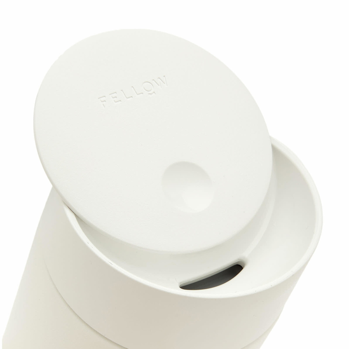 Fellow Carter Move Mug + Slide-Lock Lid - 12oz in Matte White Fellow
