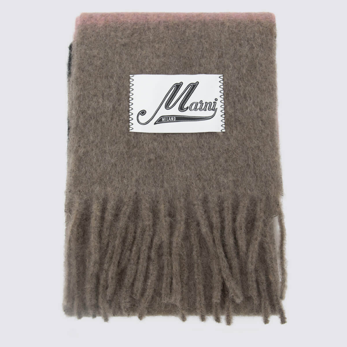 Marni Beige Wool Scarves Marni