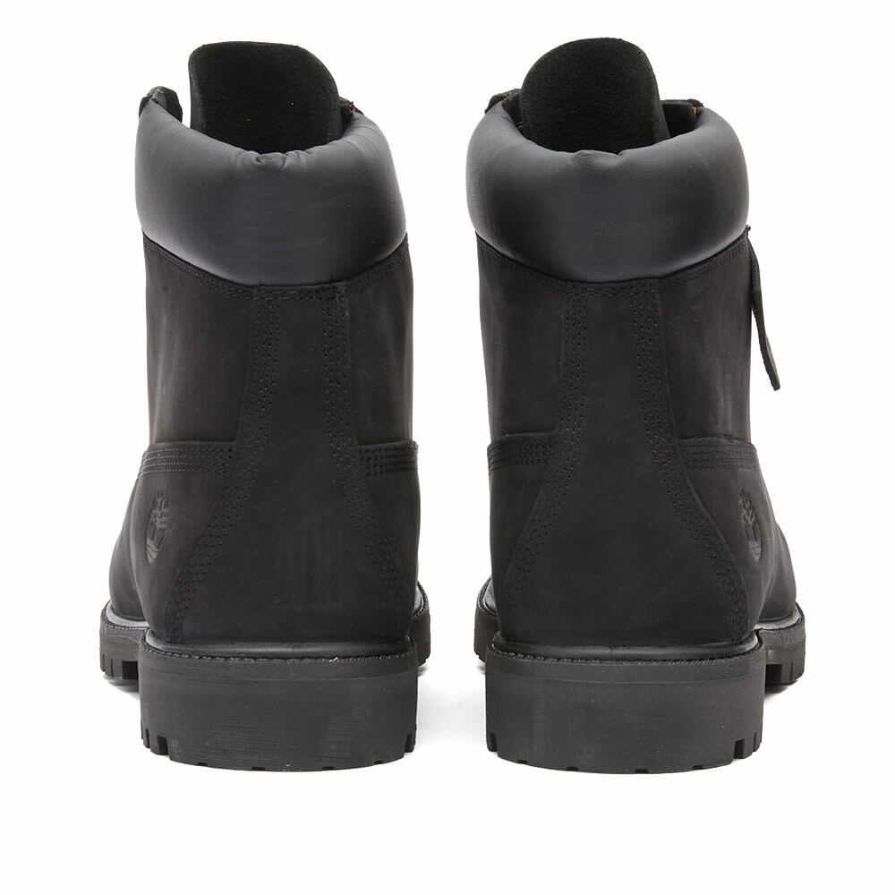 Timberland Men's 6" Premium Boot in Black Nubuck Timberland