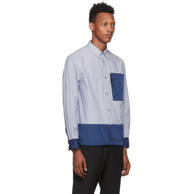 Coach 1941 Blue Striped Essential Shirt Coach 1941