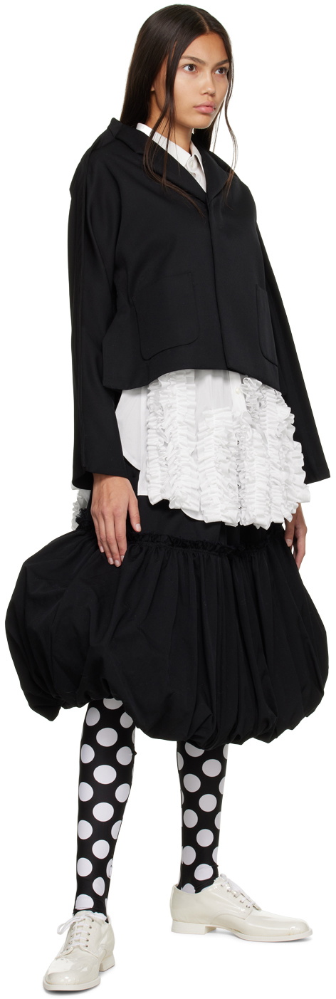 Comme des Garçons Comme des Garçons Black Pinched Seam Jacket Comme des ...