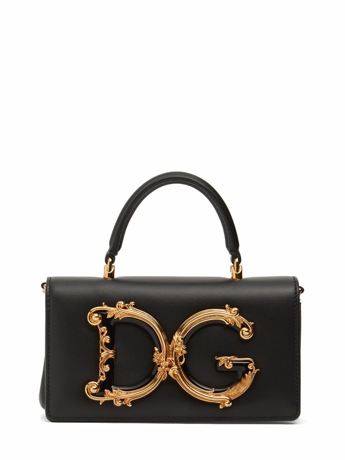 DOLCE & GABBANA Mini Dg Girls Leather Top Handle Bag Dolce & Gabbana