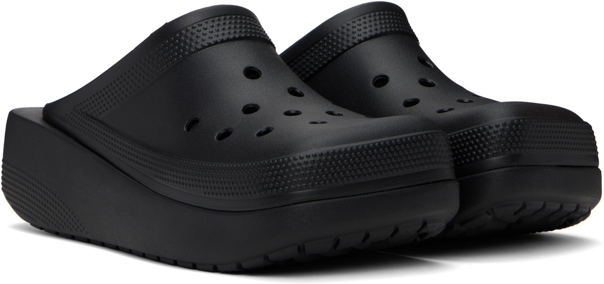 Crocs Black Classic Blunt Toe Clogs Crocs