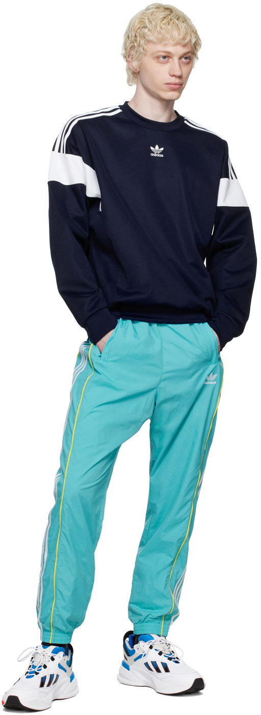 adidas Originals Blue Striped Sweatpants adidas Originals