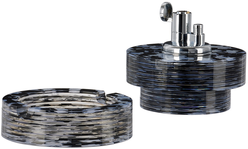 Edie Parker Black & White Tabletop Lighter