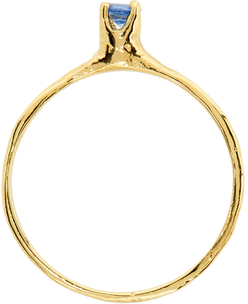 Mondo Mondo Gold & Blue Palace Ring Mondo Mondo