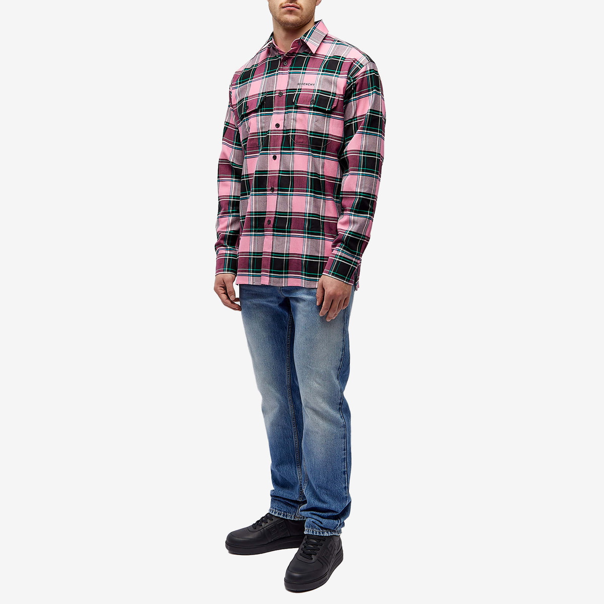 Givenchy Men's Lumberjack Overshirt in Multi Givenchy