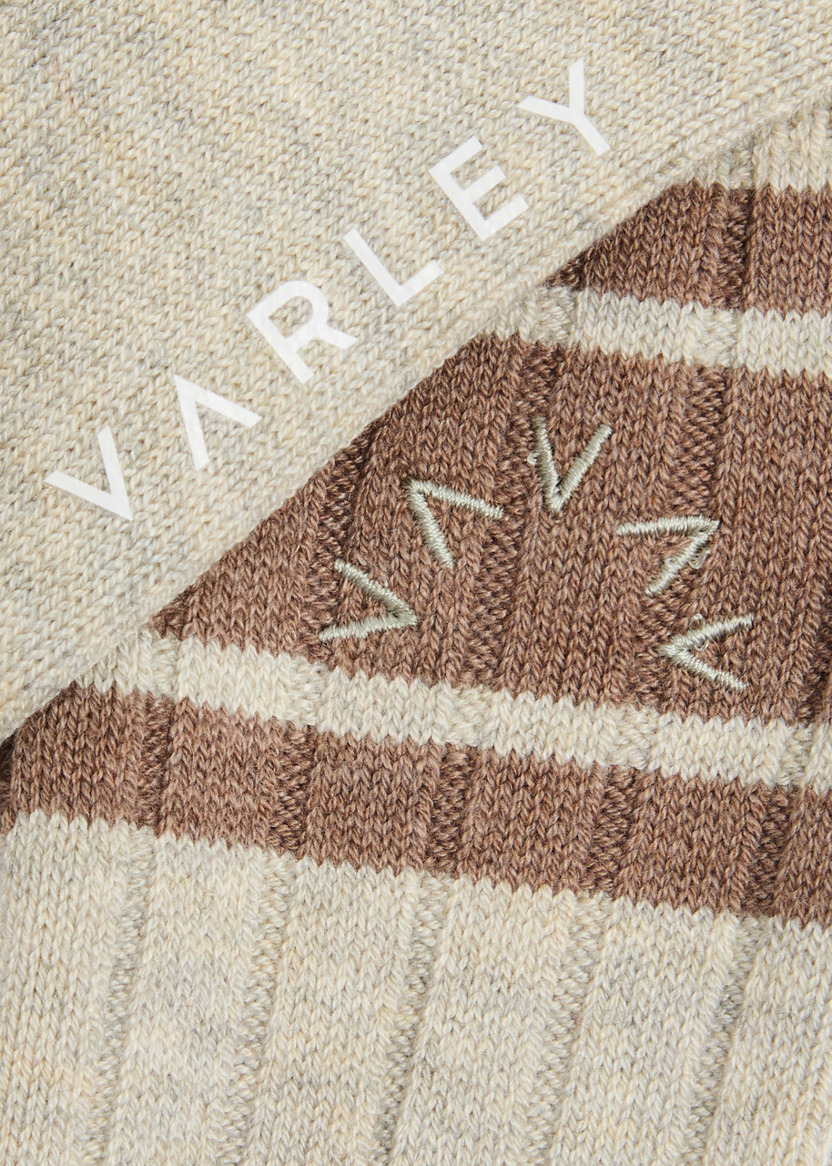 Varley Malissa Wide rib Jersey Socks Ivory Varley