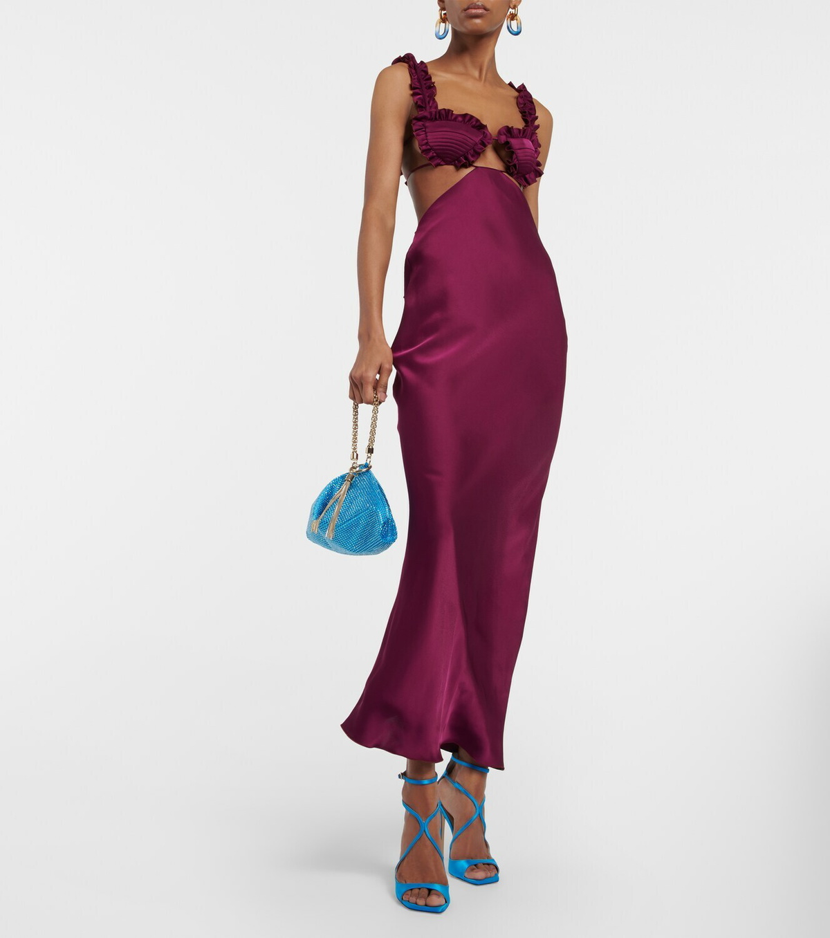 Jimmy Choo Azia 110 satin sandals Jimmy Choo